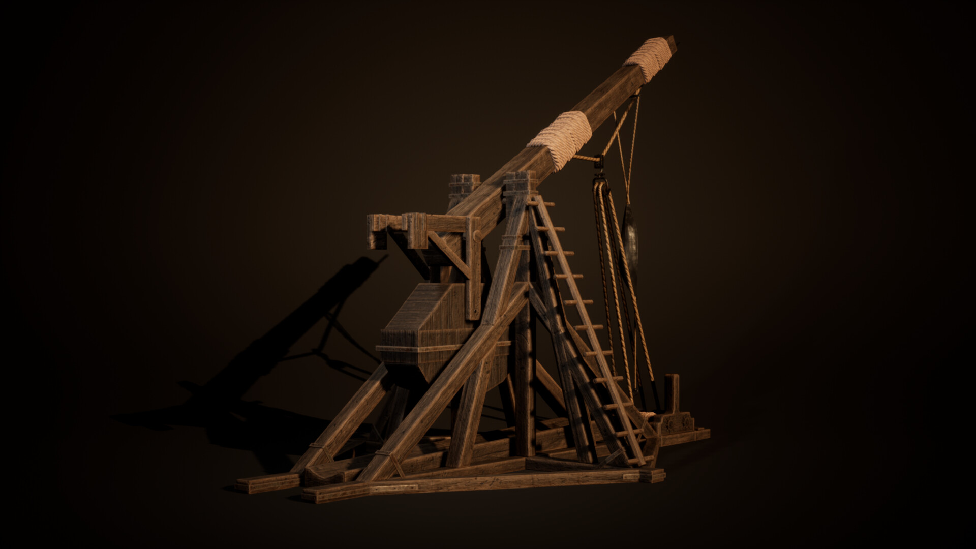 ArtStation - Medieval Trebuchet