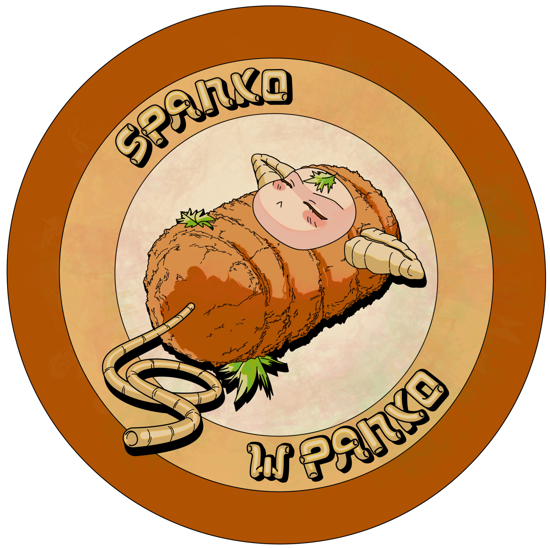 ArtStation - Sticker Design - Spanko w Panko