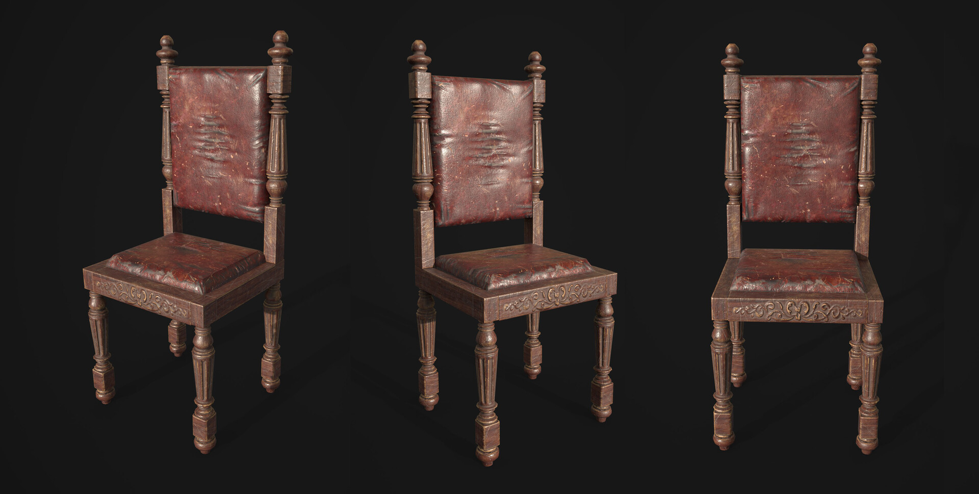 ArtStation - Old Wooden Chair