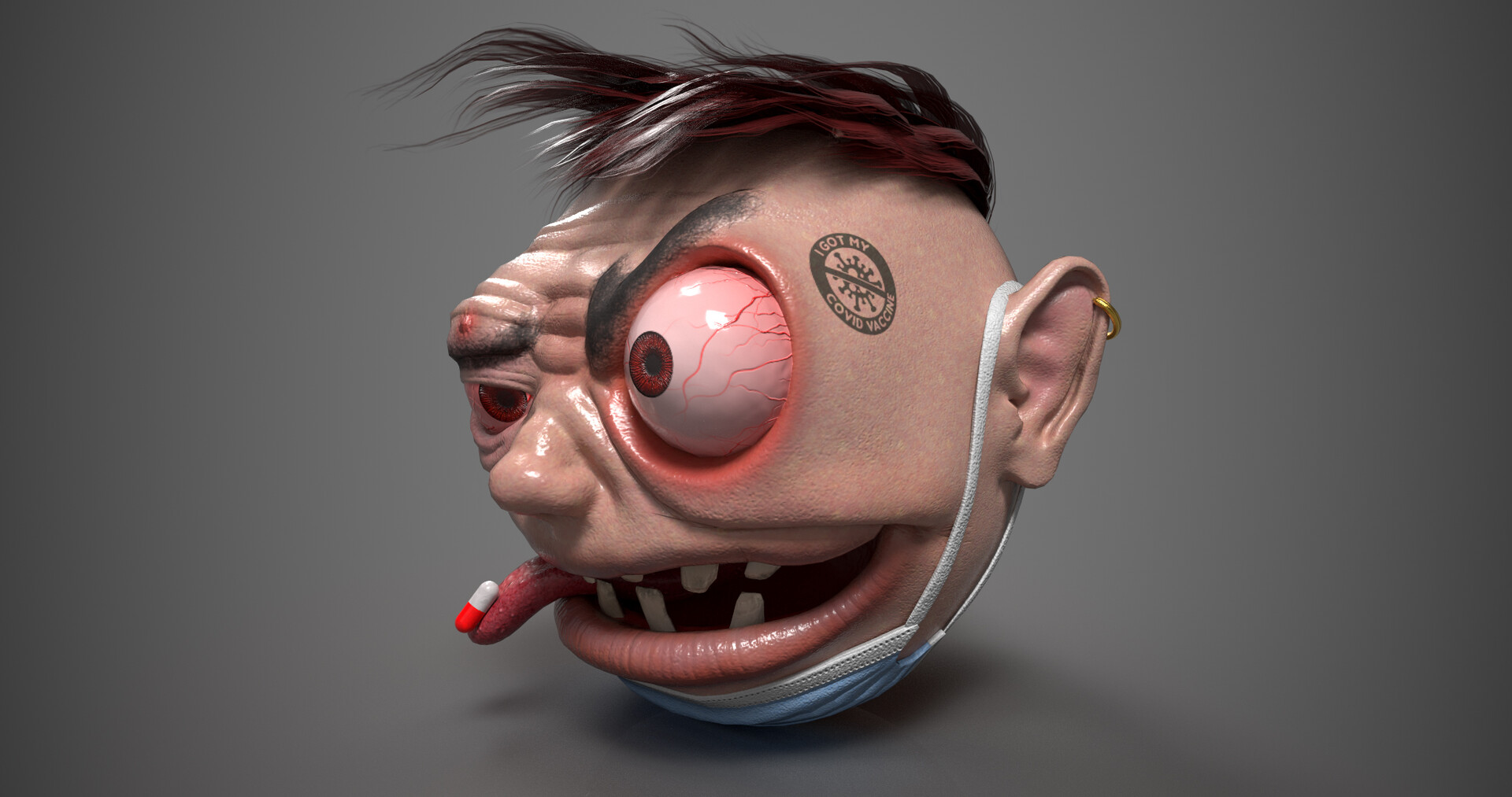 ArtStation - Ball head, for practicing