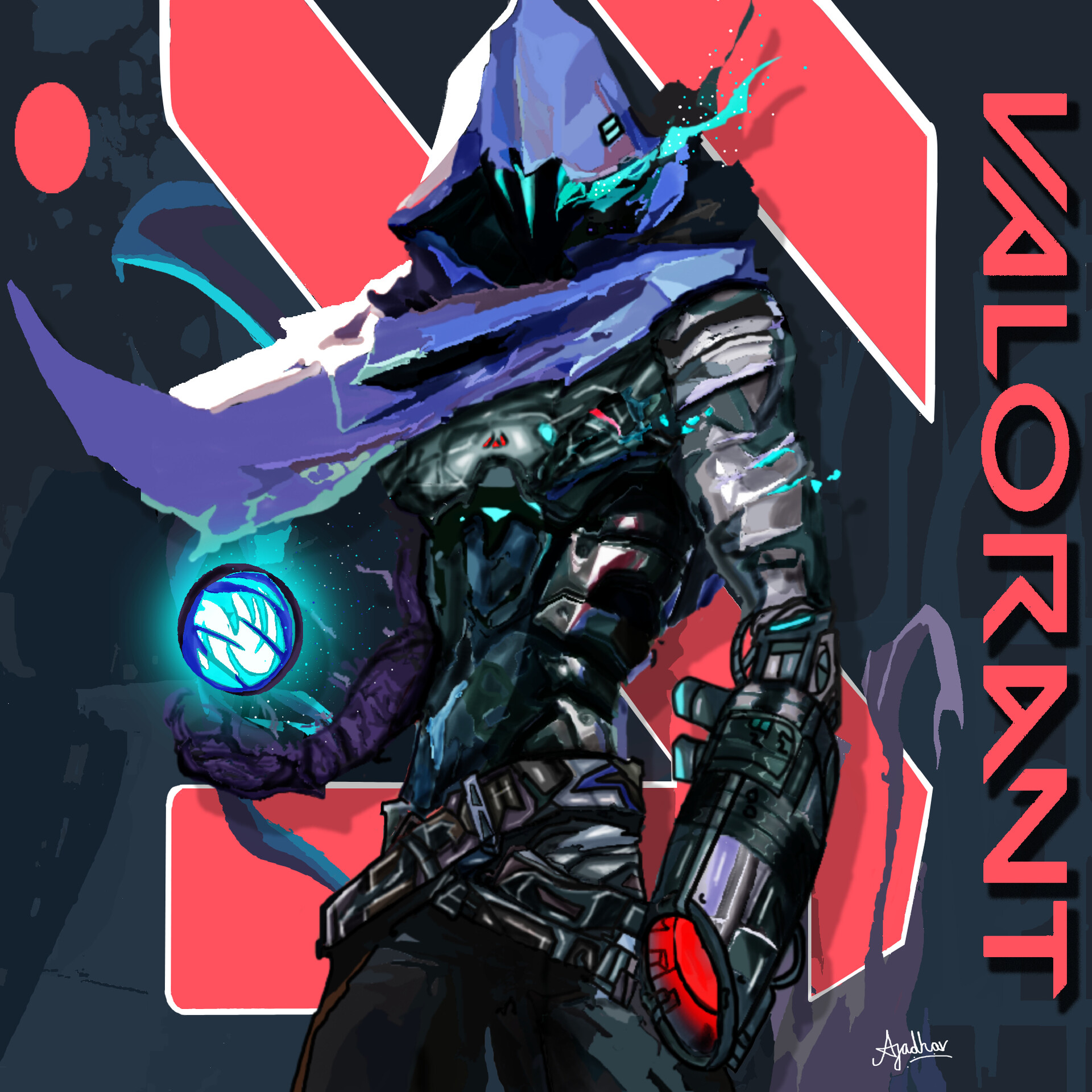 ArtStation - Omen With Custom Arm (Digital Painting) from the game ...