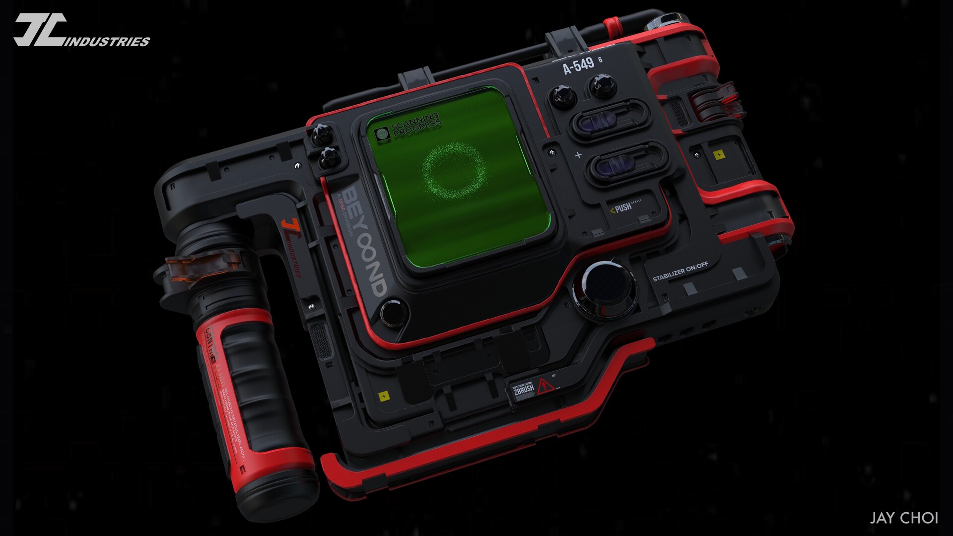 ArtStation - Scanner device concept