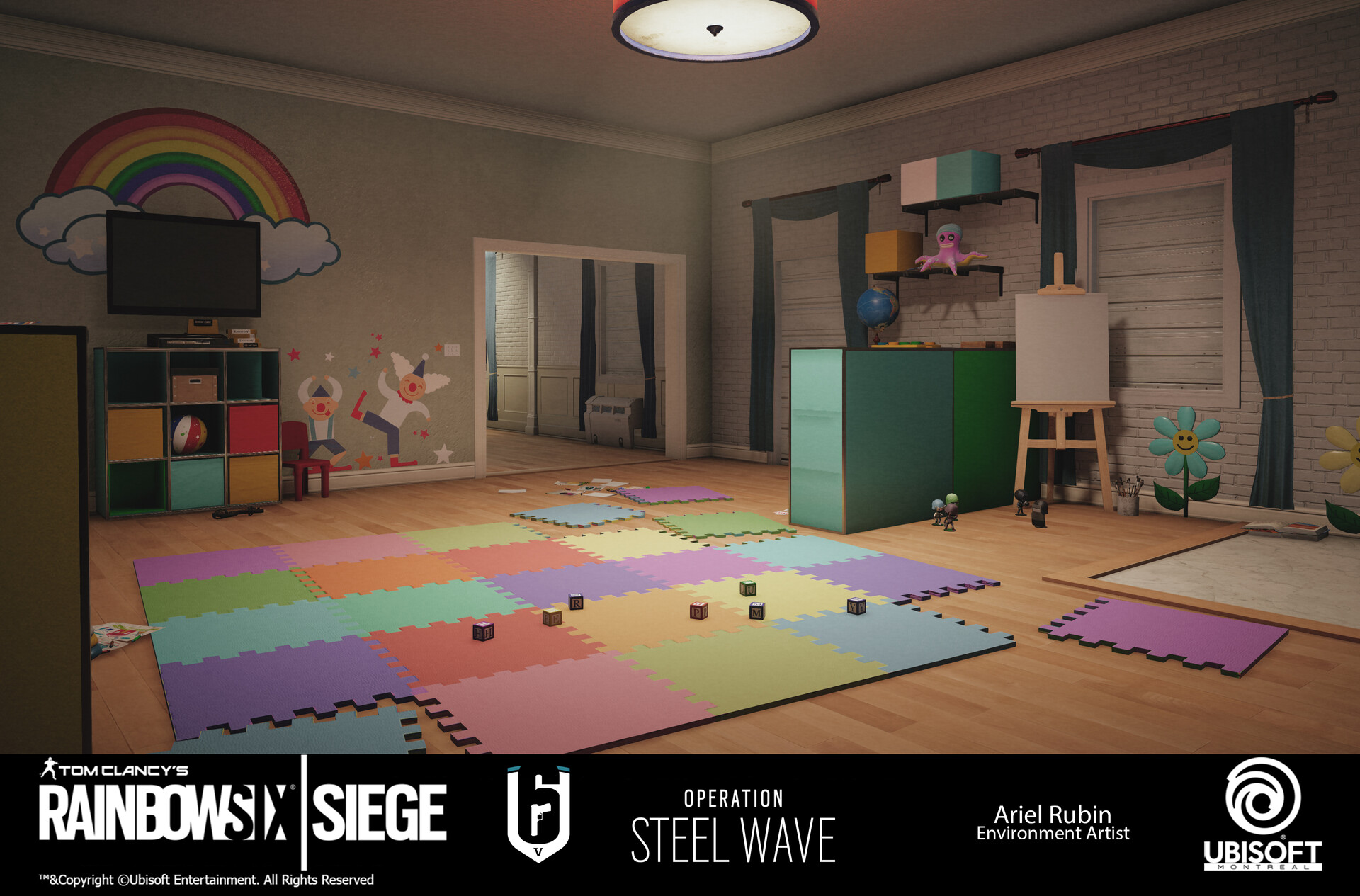 Ariel Rubin - Rainbow Six Siege: House Map