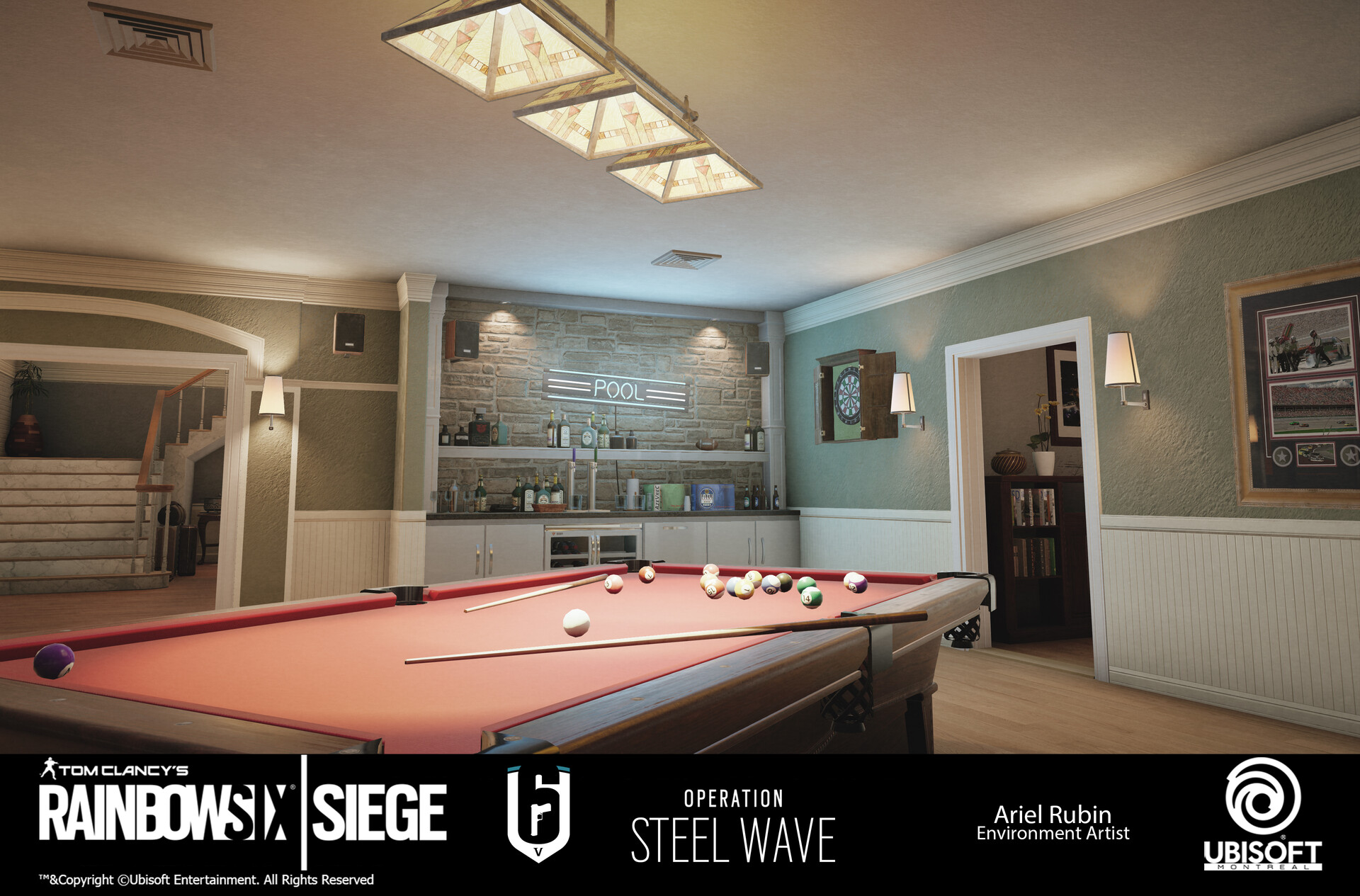 Ariel Rubin - Rainbow Six Siege: House Map