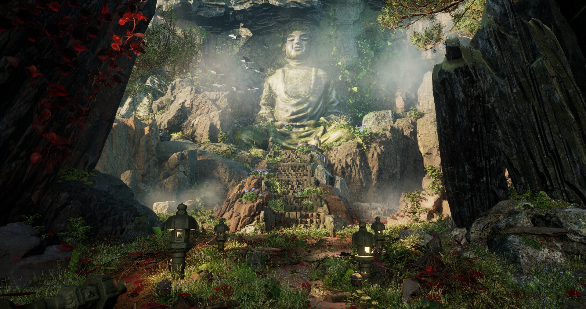 ArtStation - Buddhist gathering place