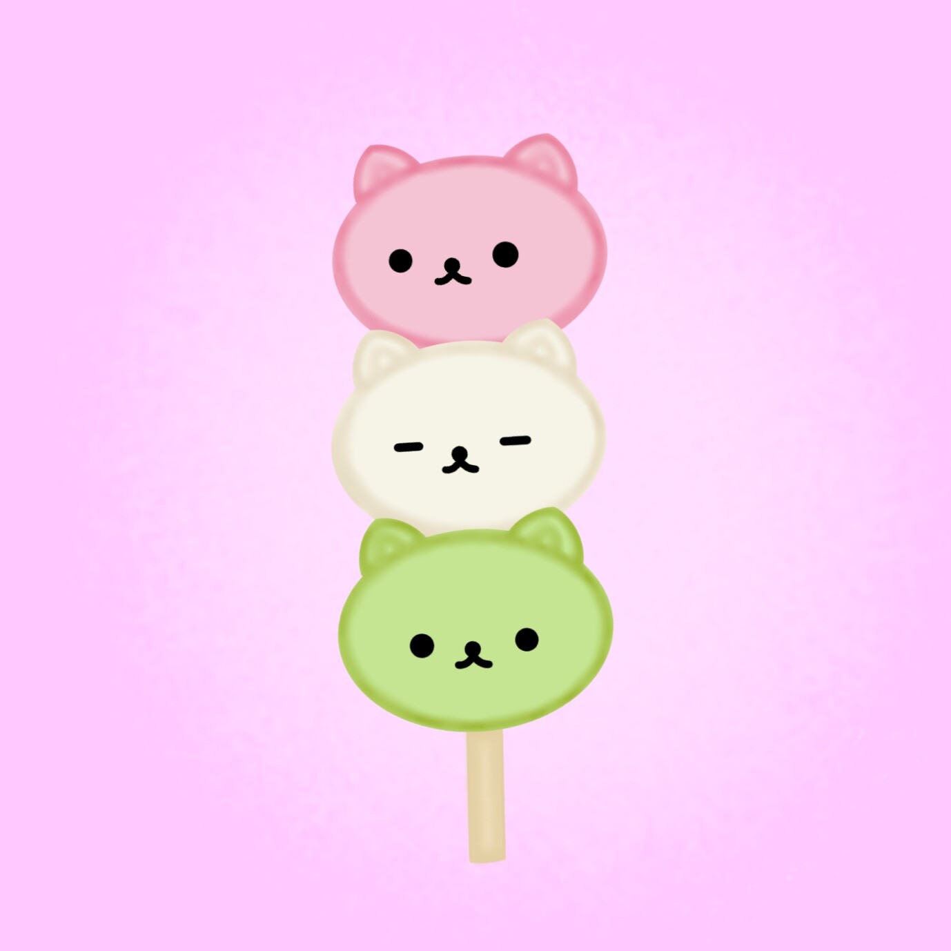 ArtStation - Cat Themed Dango