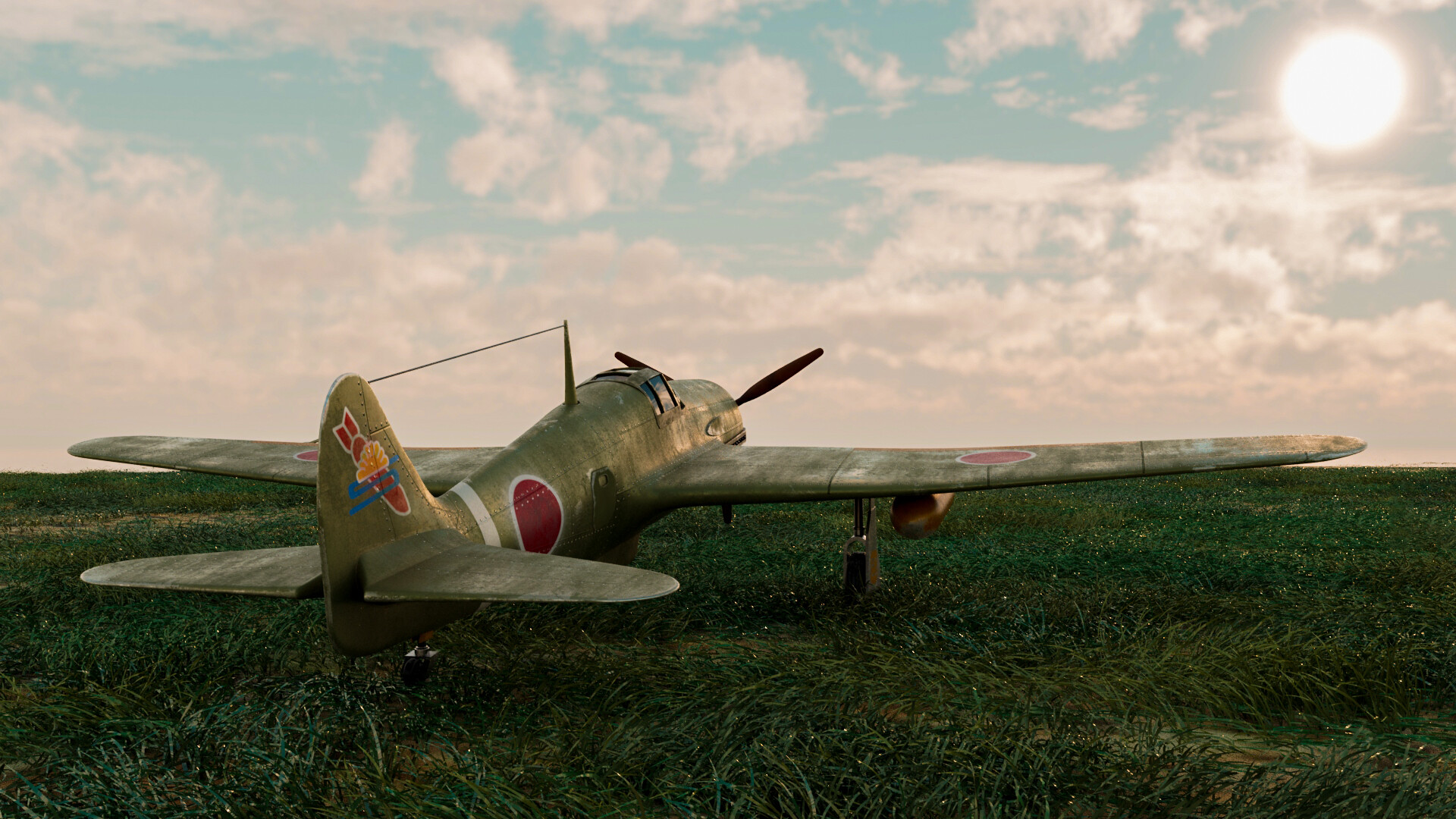 ArtStation - Kawasaki ki 61 hien