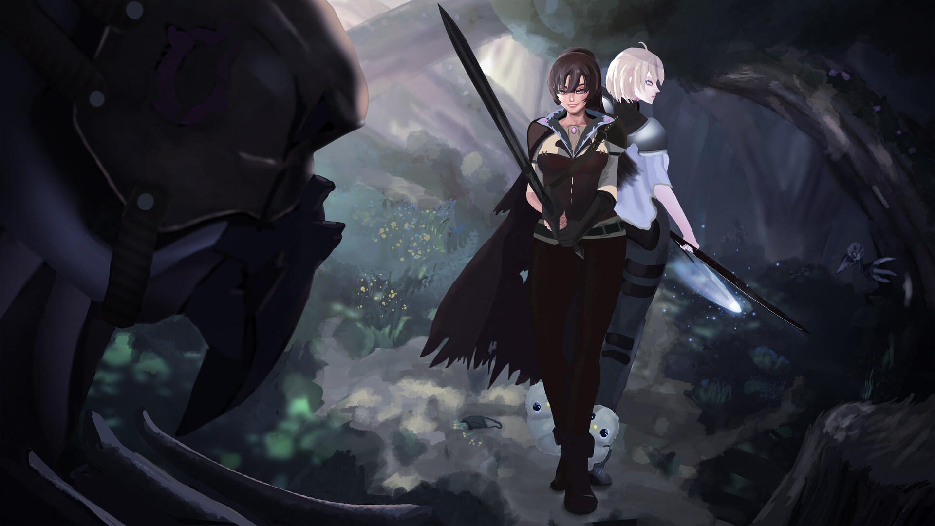 ArtStation - Encounter in a distant forest