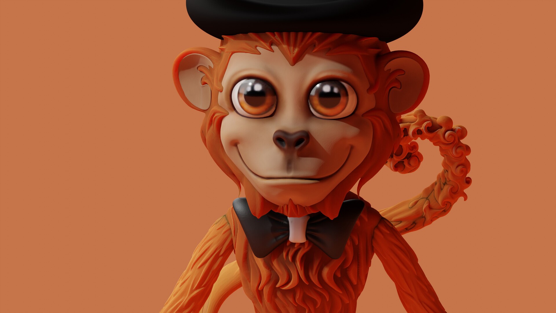 ArtStation - MONO NARANJA