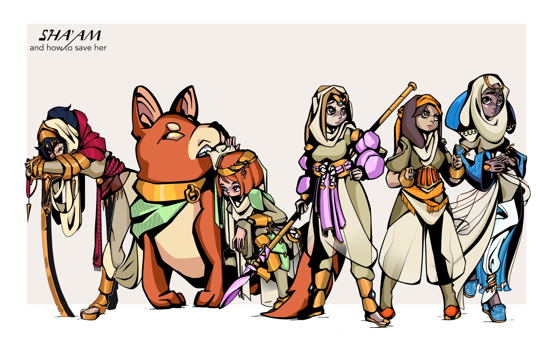 ArtStation - Shaam Girls