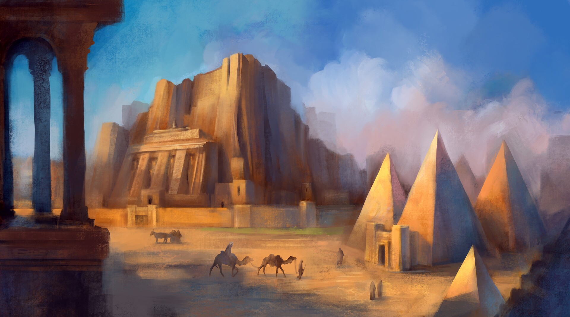 ArtStation - Ancient cities. Napata