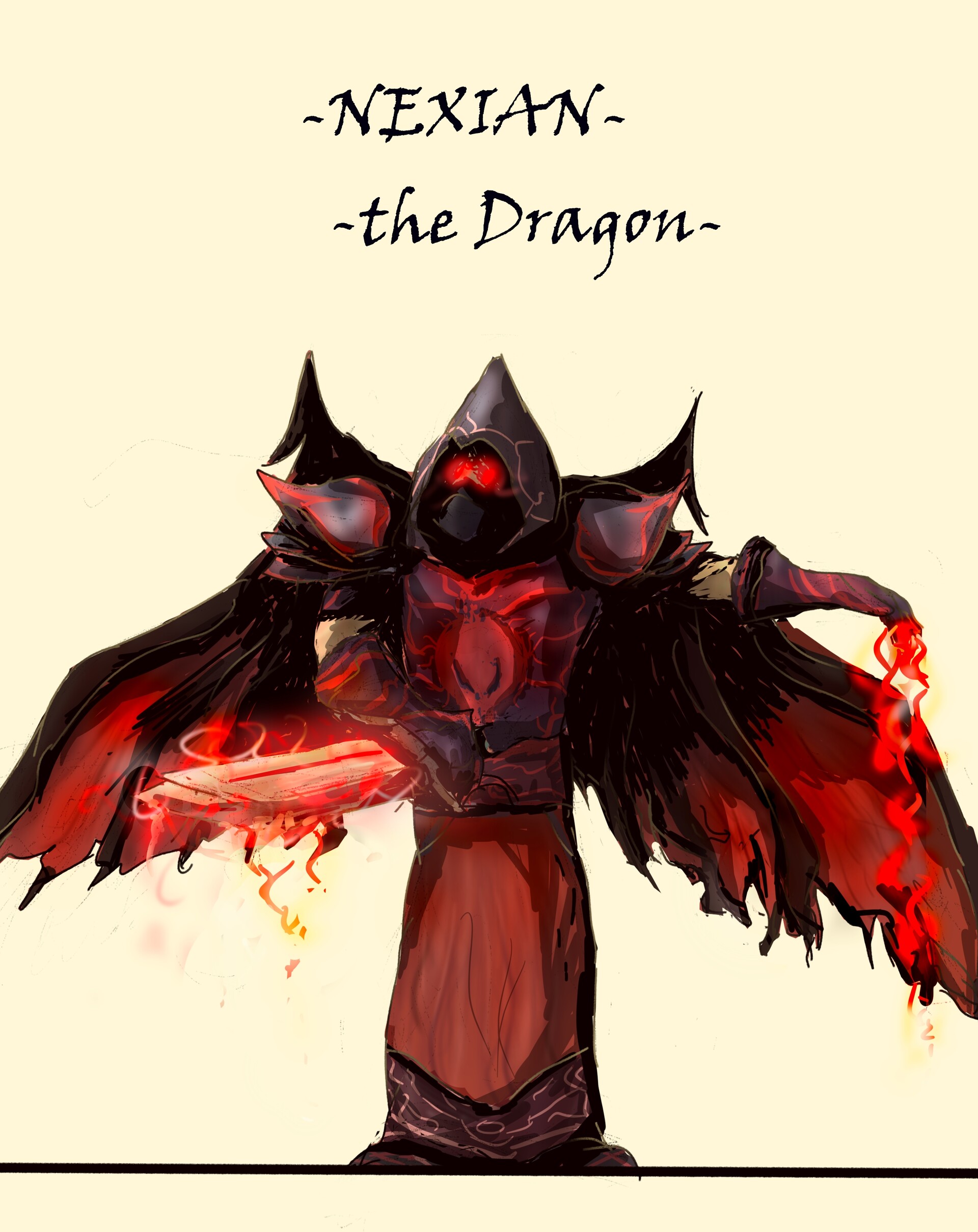 ArtStation - Nexian , human Pyromancer