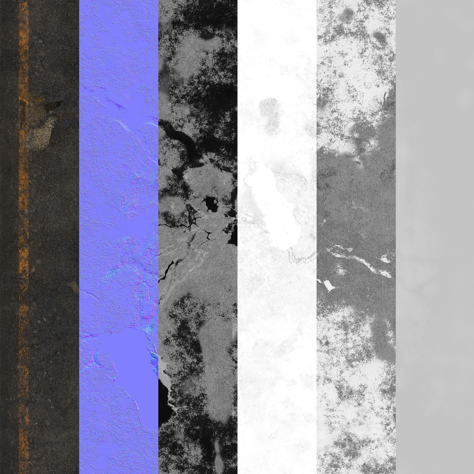 Alok Gaikwad - Quixel Mixer | Cracked Wet Road