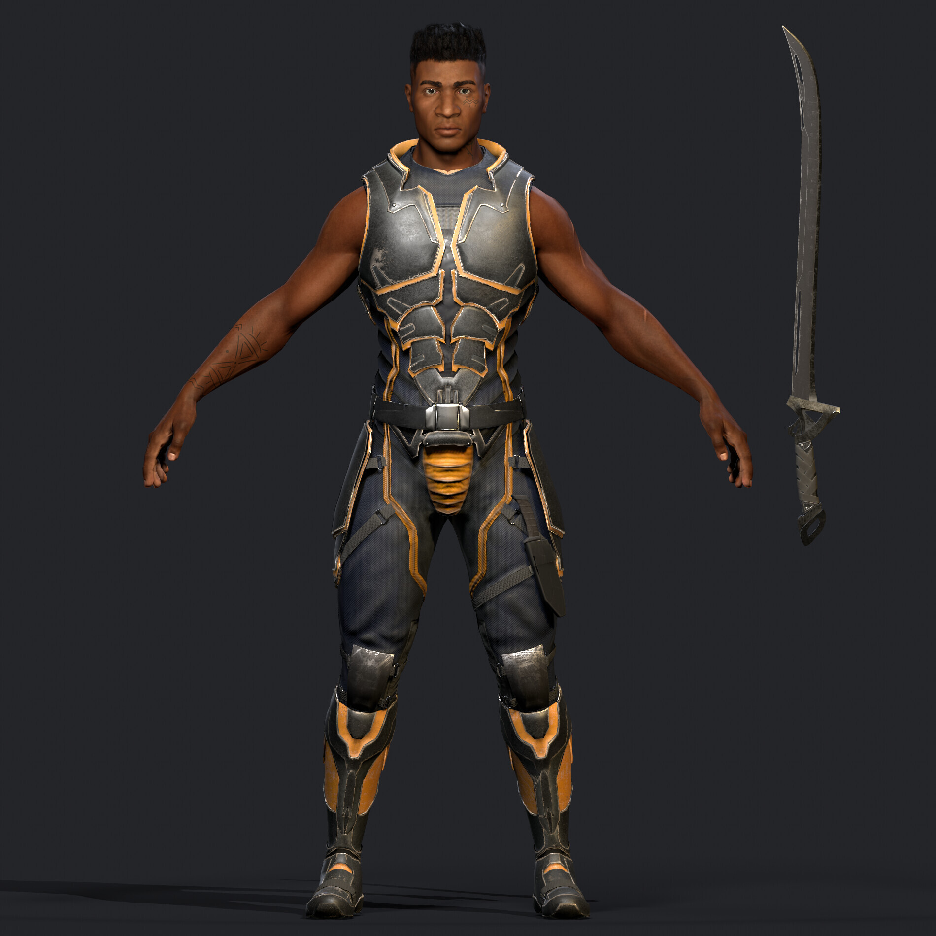 ArtStation - Christos Efraim - Lead character game model