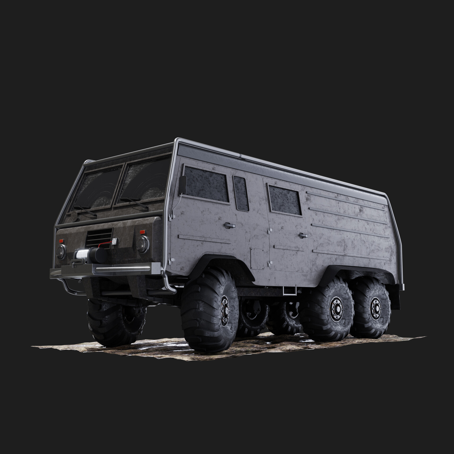 ArtStation - Volvo C304 - Hard surface modeling