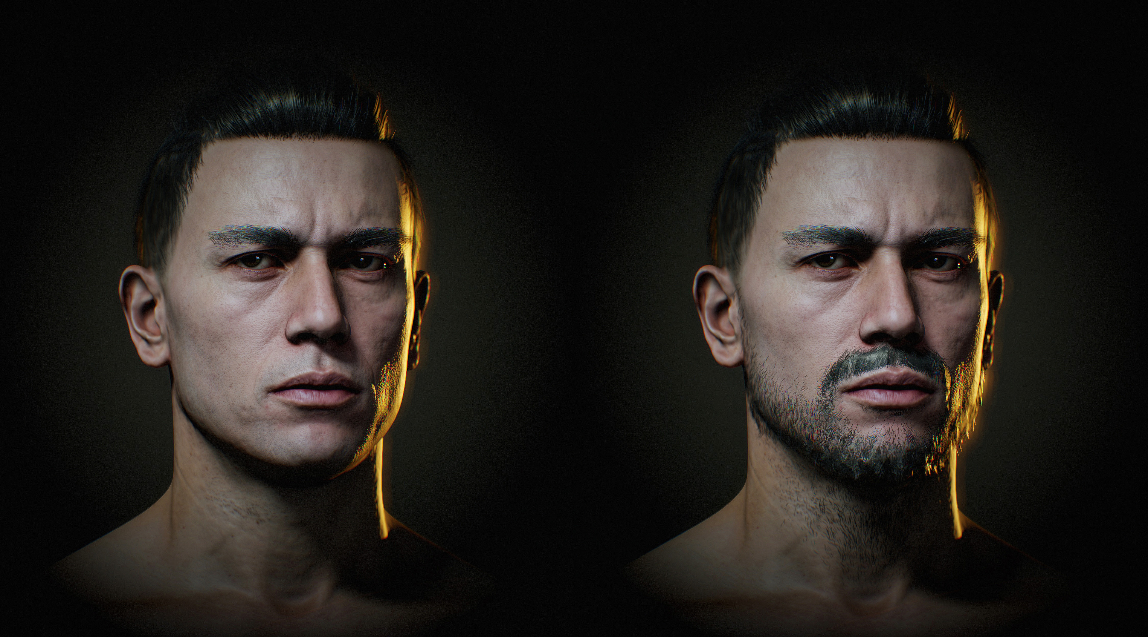 ZHOU tony - Male head