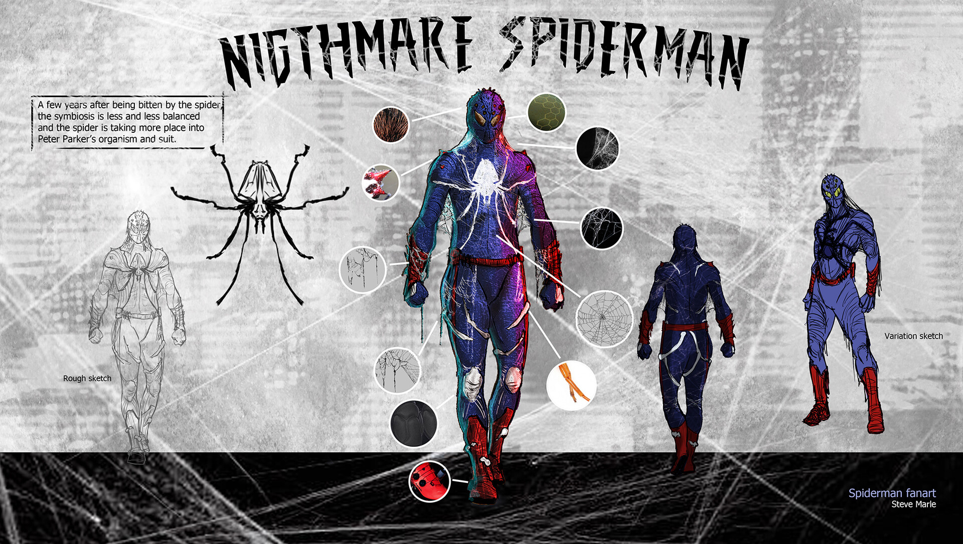 ArtStation - Nightmare spiderman
