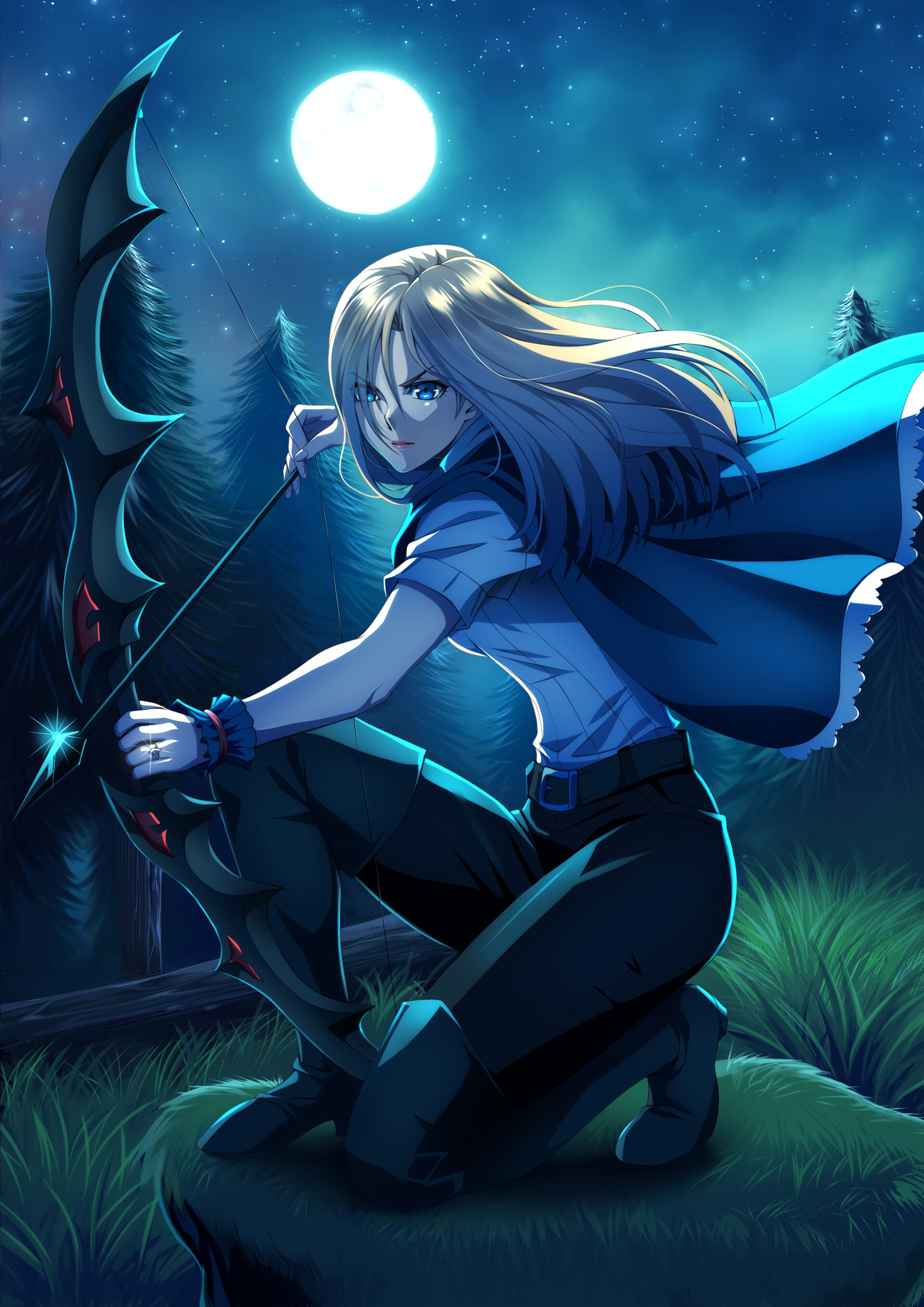 ArtStation - Moon hunt