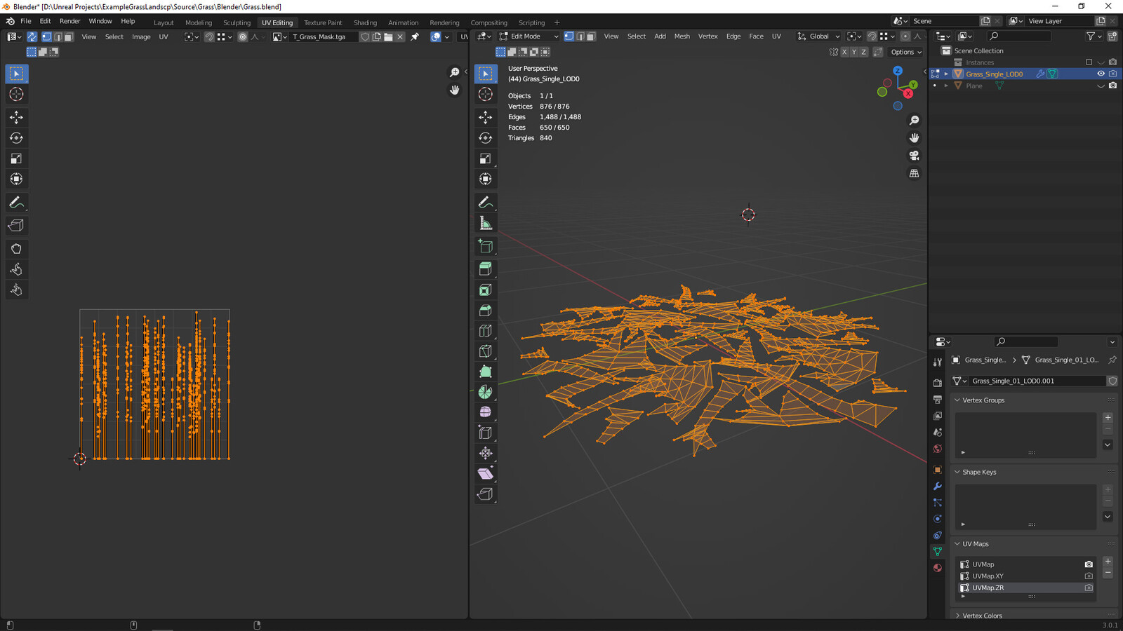Ghislain GIRARDOT - Unreal Engine Tutorial - Gradual Landscape Grass