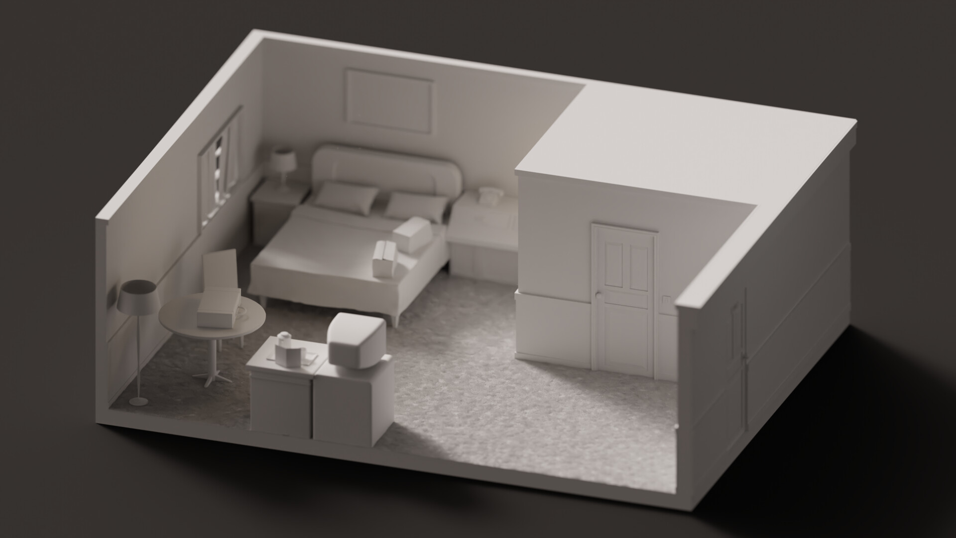 Ignacio Aramendia - Hotel Dusk: Room 215 - Miniature