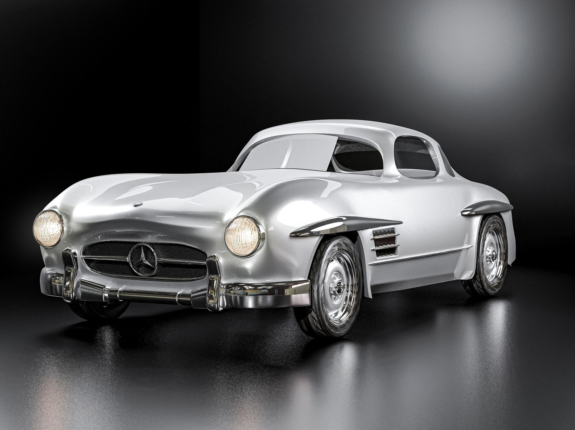ArtStation - Mercedes 300SL