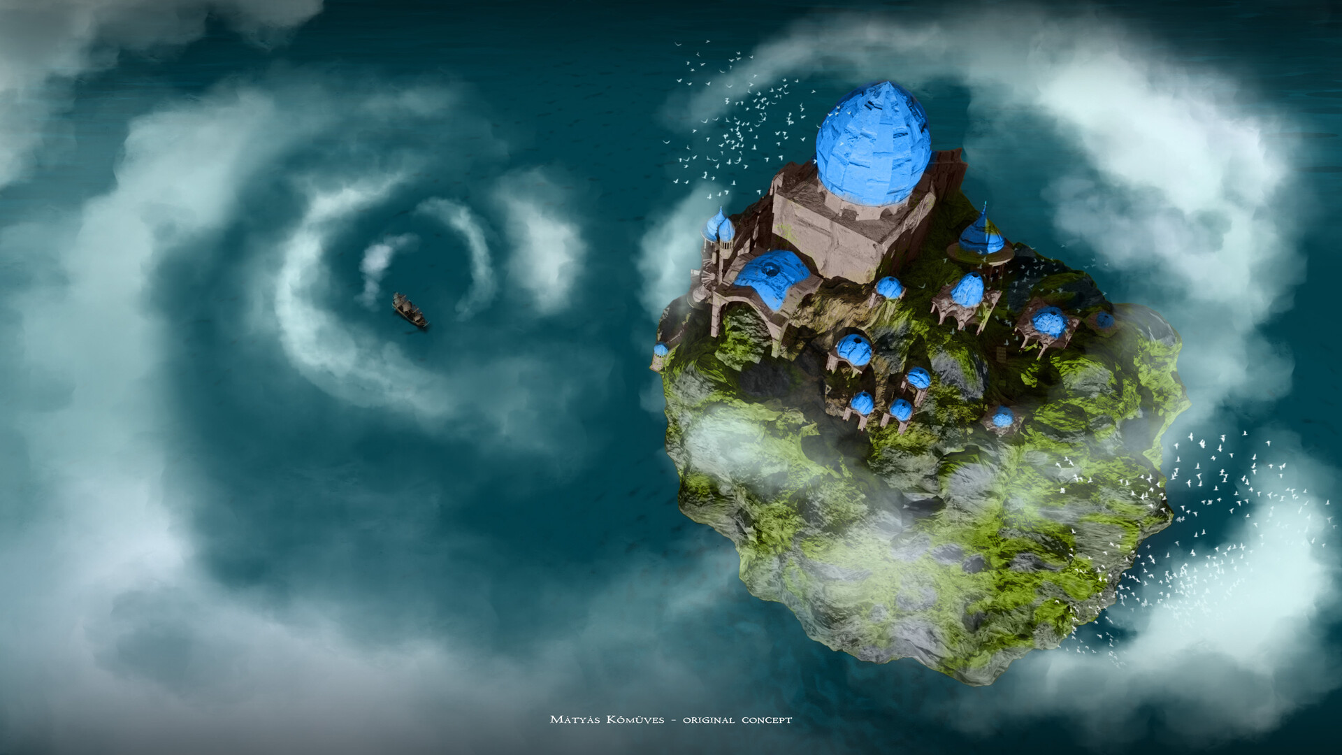 ArtStation - 'Floating City'