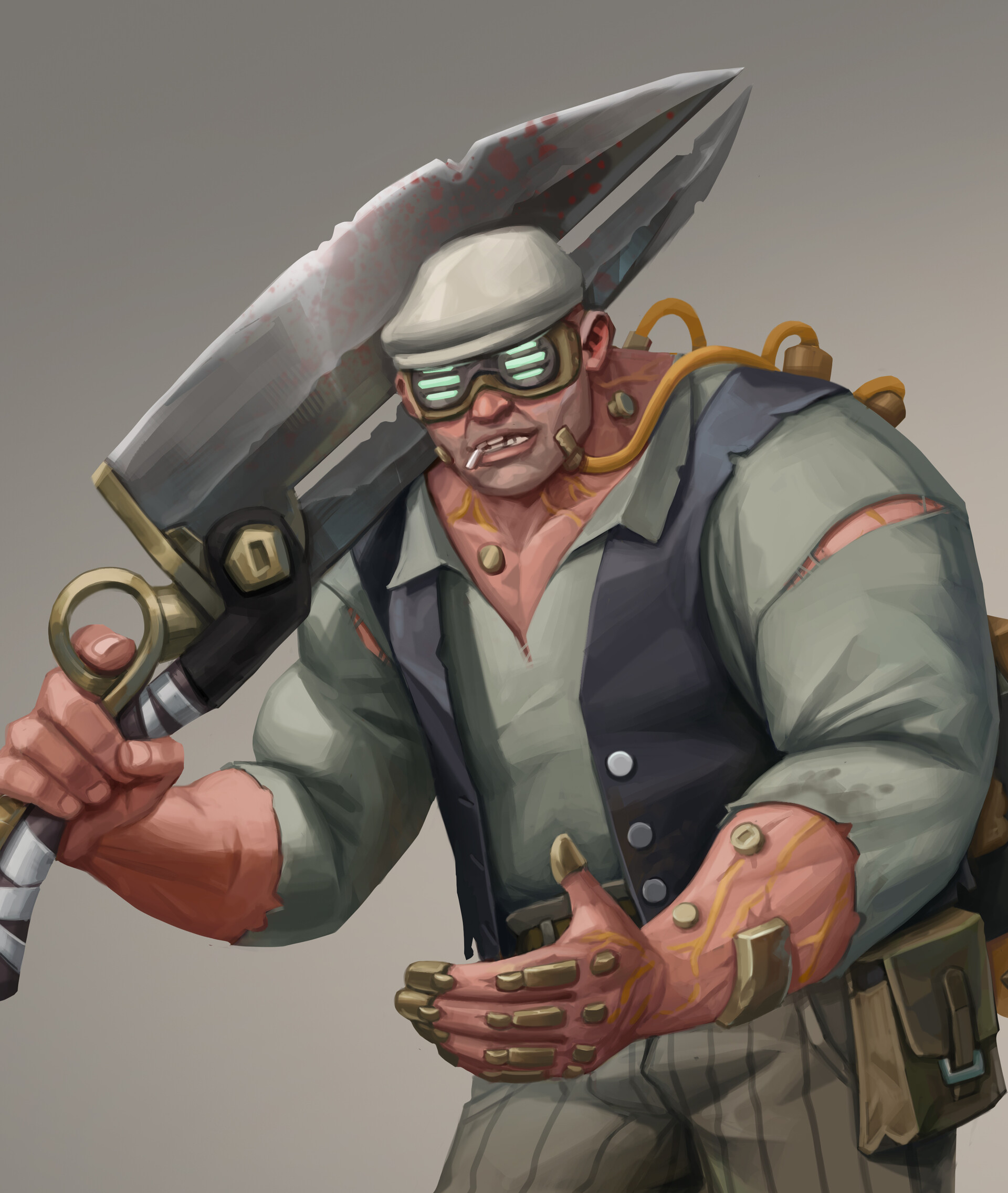 ArtStation - Steampunk bouncer