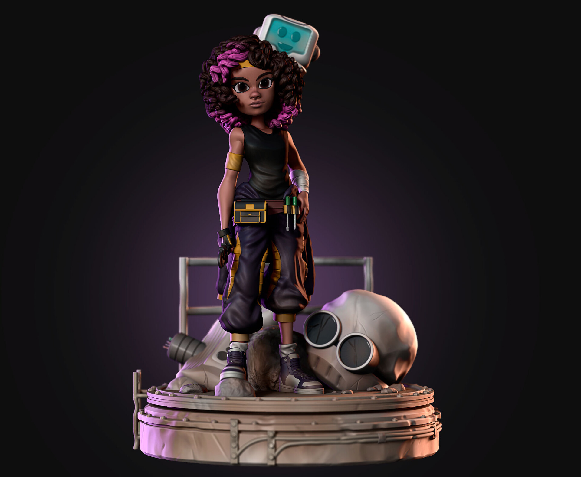 ArtStation - Robot girl