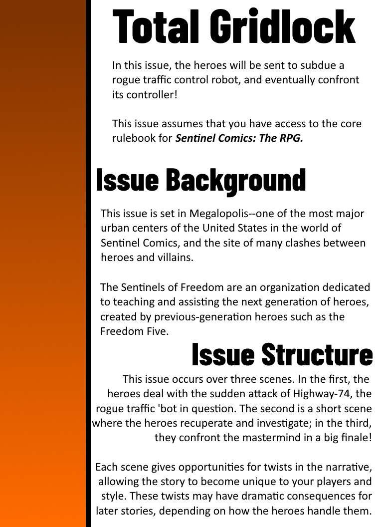 ArtStation - Sentinel Comics One-Shot: Total Gridlock