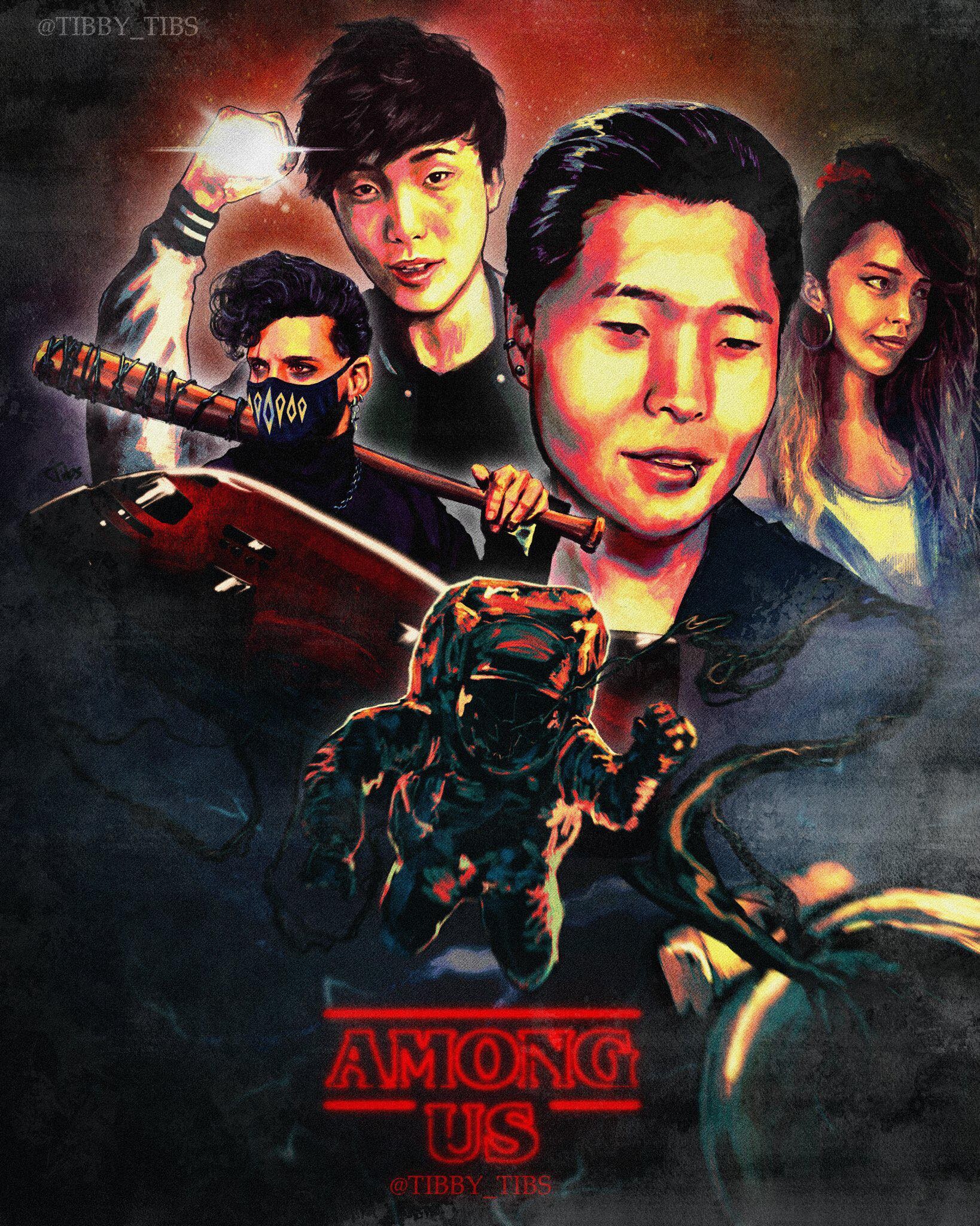 ArtStation - Among Us (80s style Poster)