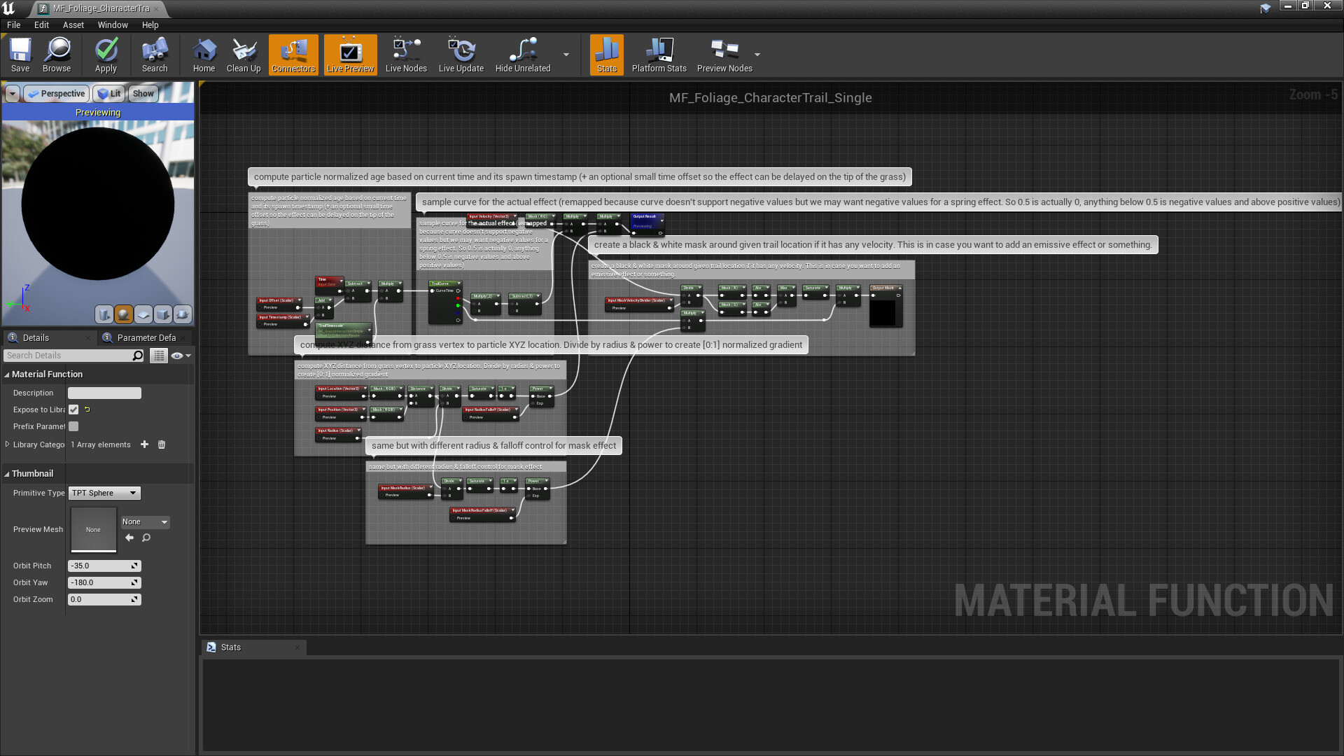 Ghislain GIRARDOT - Unreal Engine System - Simple Grass Interaction System