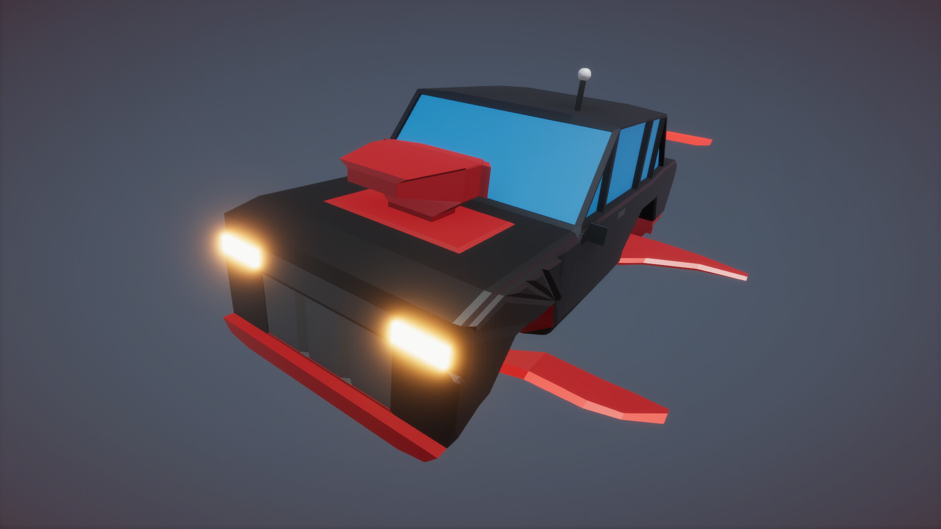 ArtStation - Red flying car