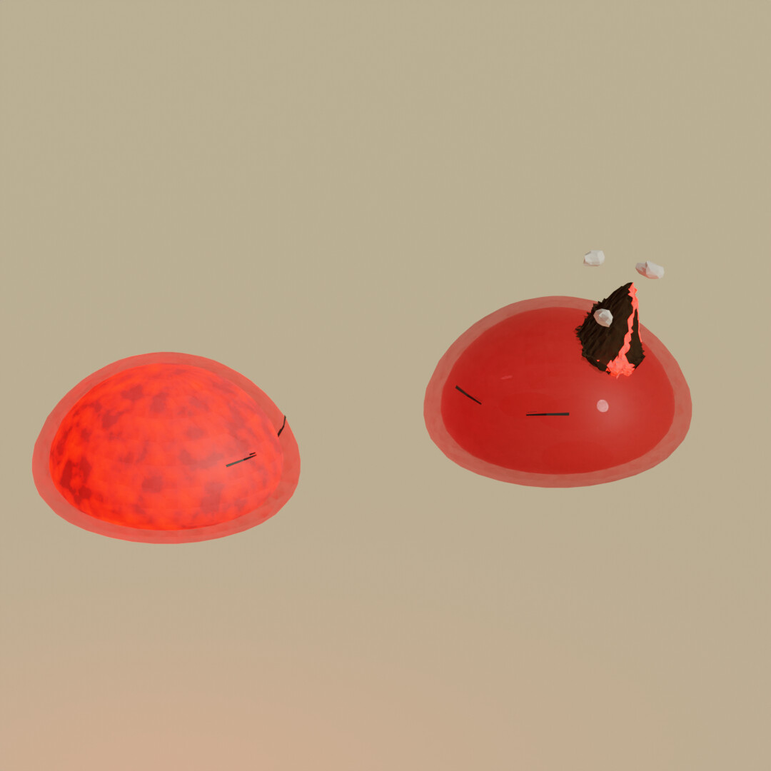 ArtStation - Lava slimes