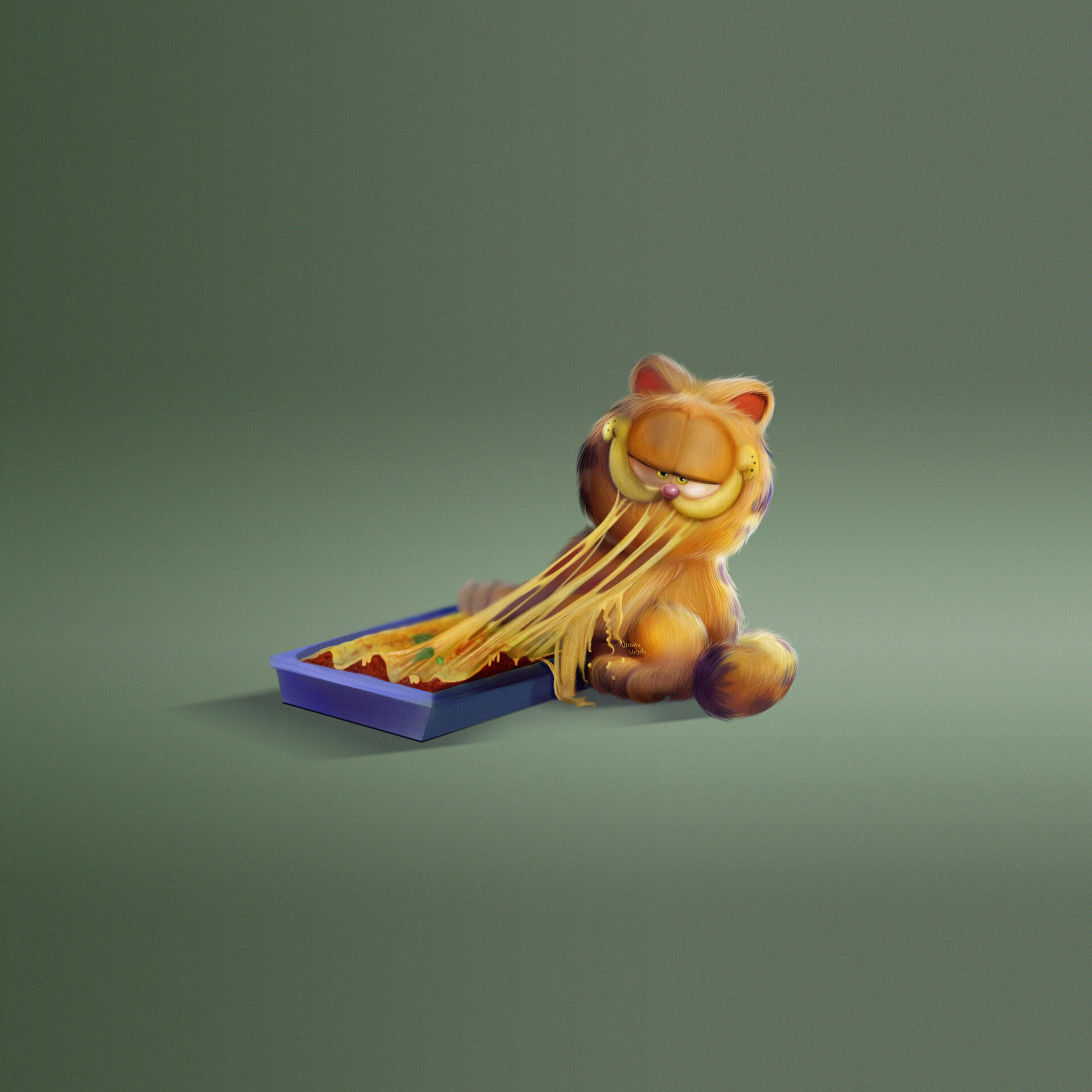 ArtStation - Digital Painting - Garfield