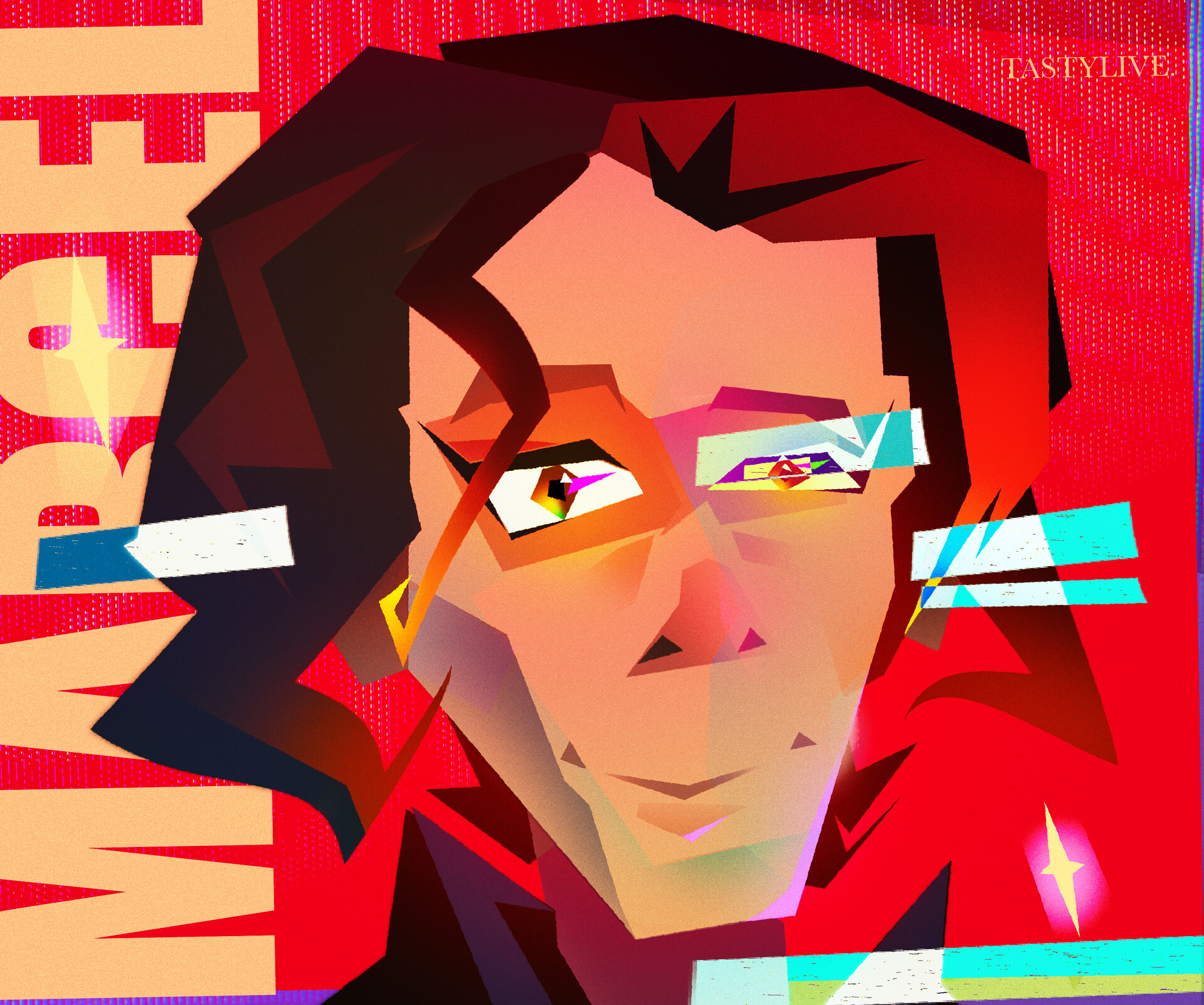 ArtStation - Hyper-Stylised Portrait of Marcel