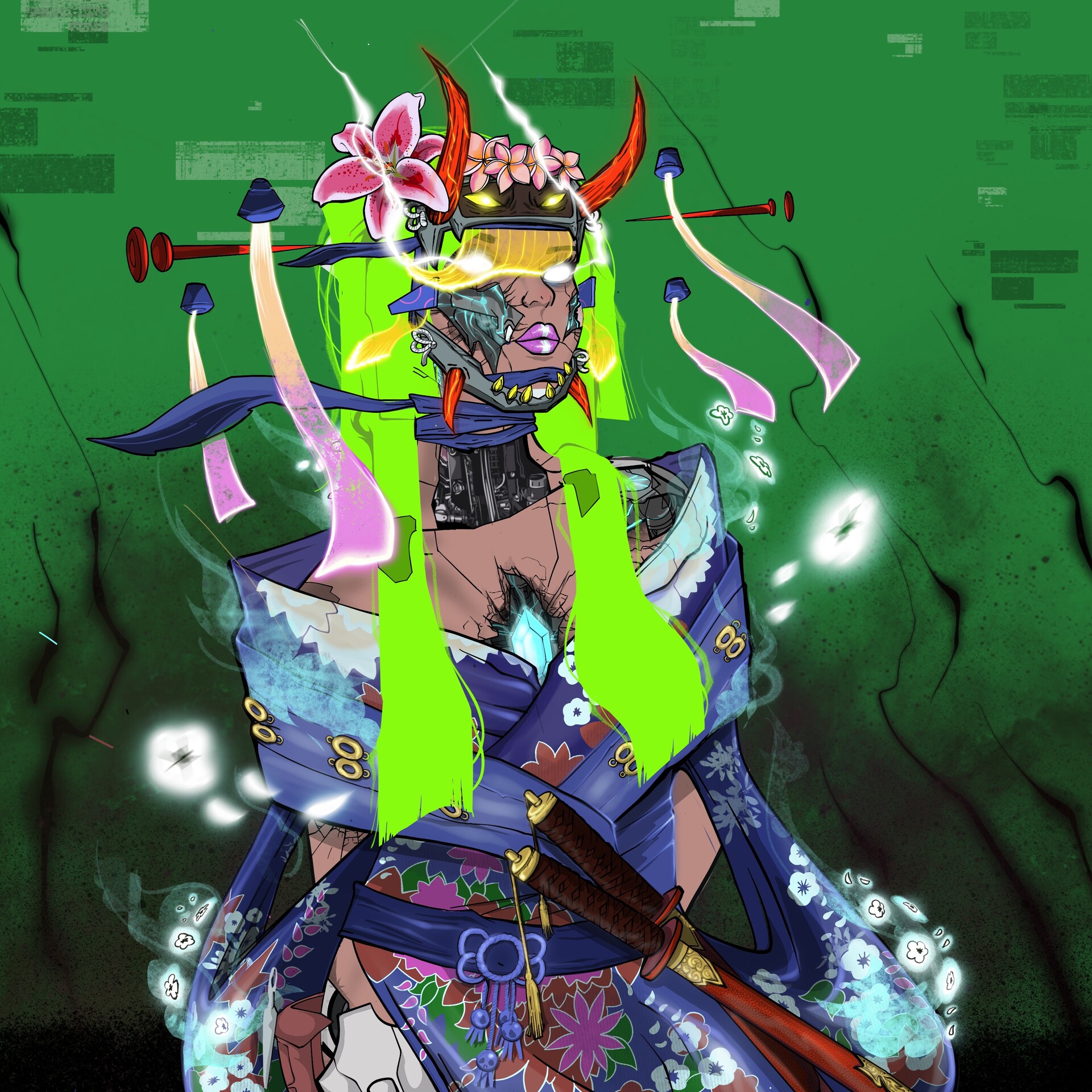 ArtStation - BROKEN CLOCKWORK GEISHA