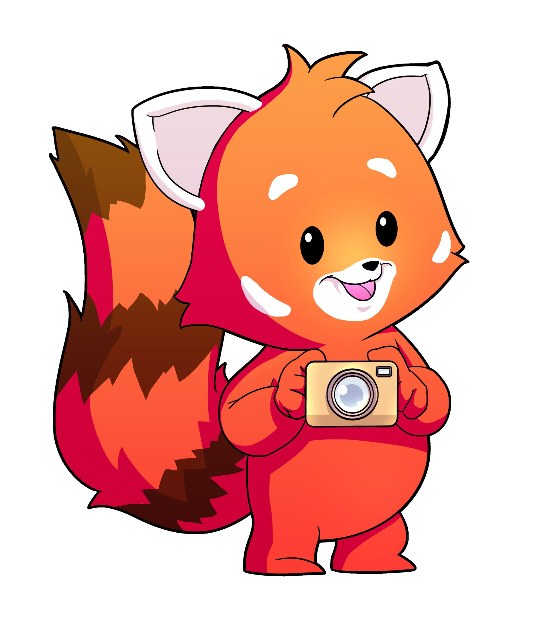 ArtStation - Red Panda cartoon concept