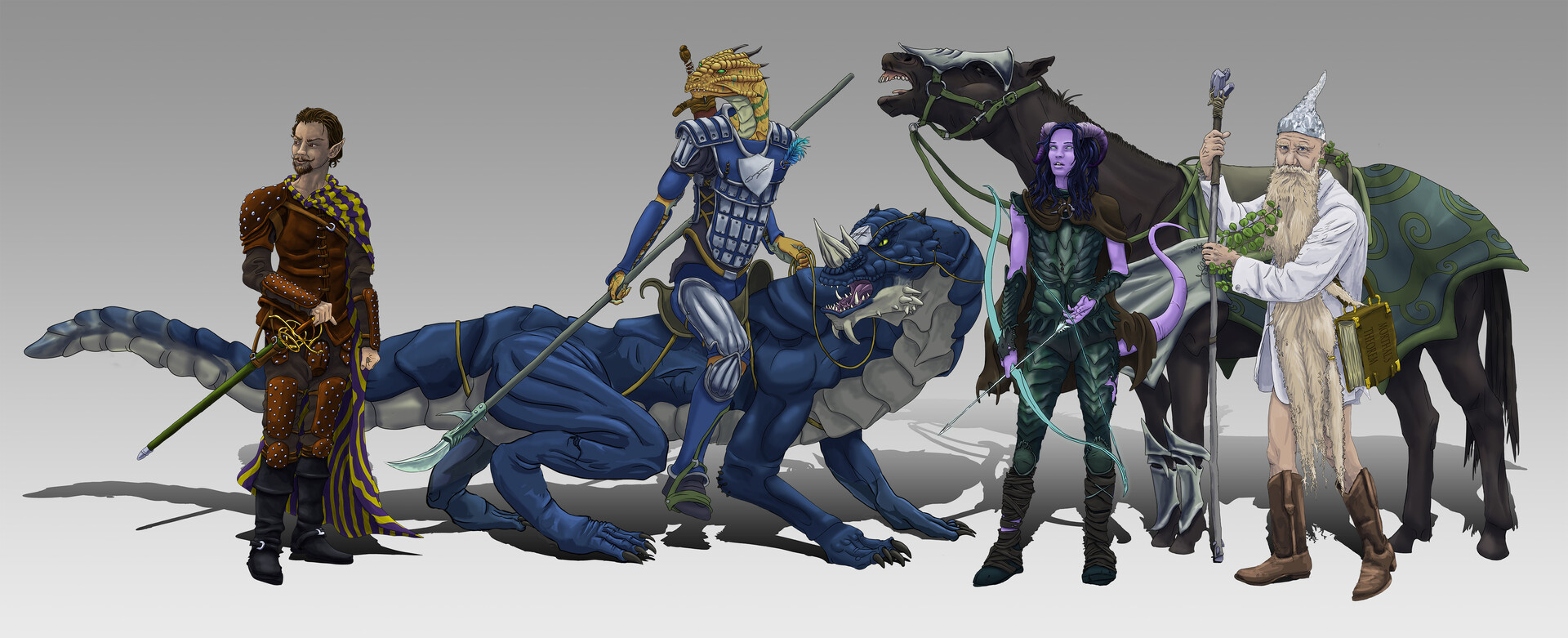 ArtStation - Adventuring Party Commission