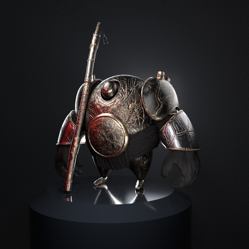 ArtStation - Fat samurai