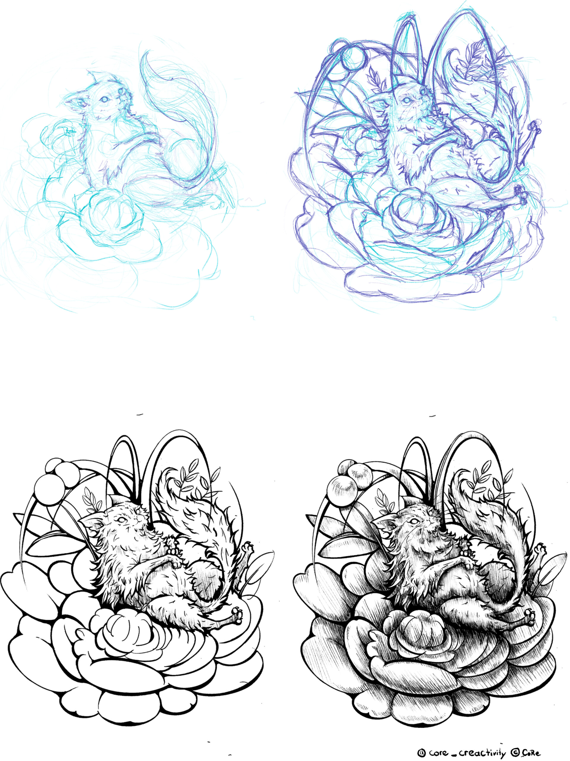 neo traditional drawing tutorial