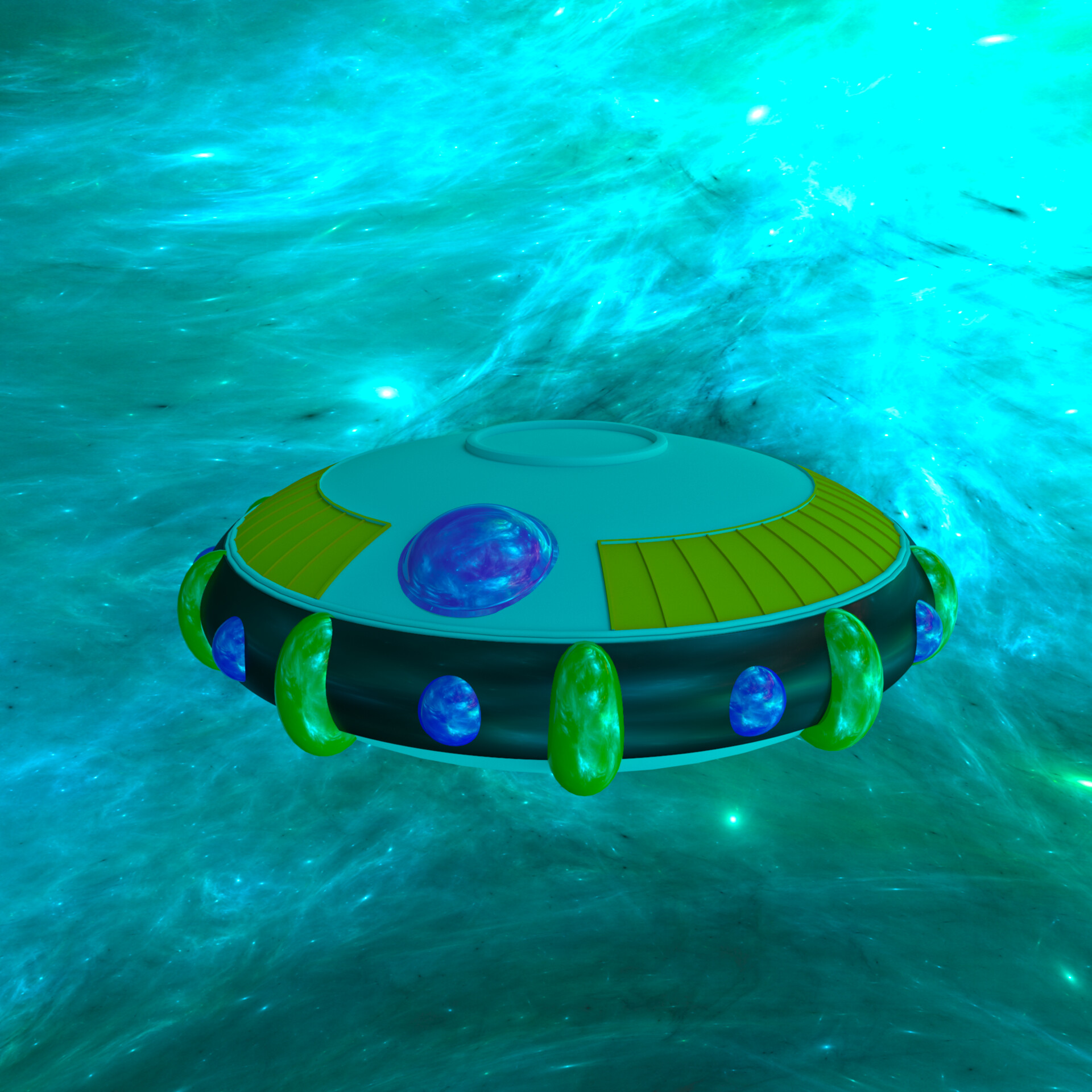 Toni Díaz López - Dragon Ball - Frieza Ship 3D