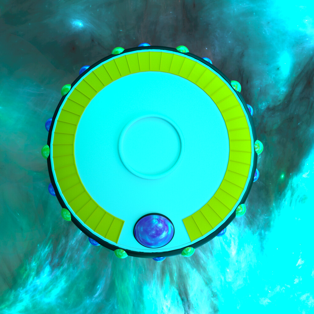 Toni Díaz López - Dragon Ball - Frieza Ship 3D