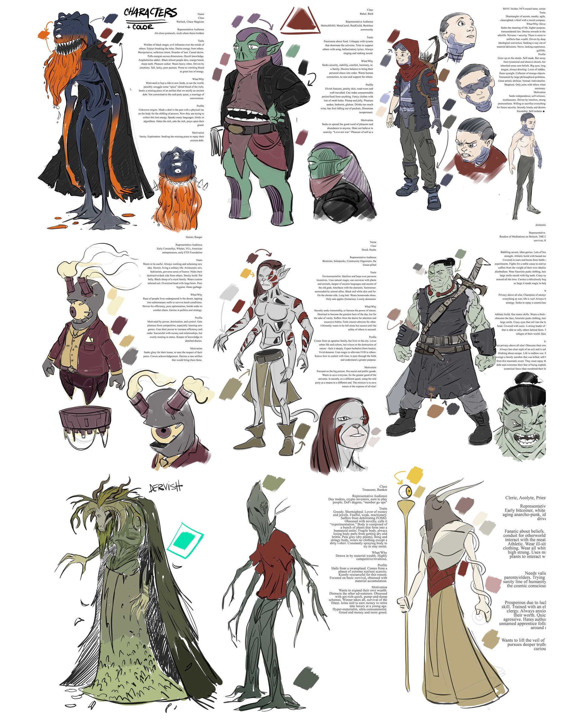 ArtStation - CONCEPT ART ON CHARACTERS FOR COMIC BOOK