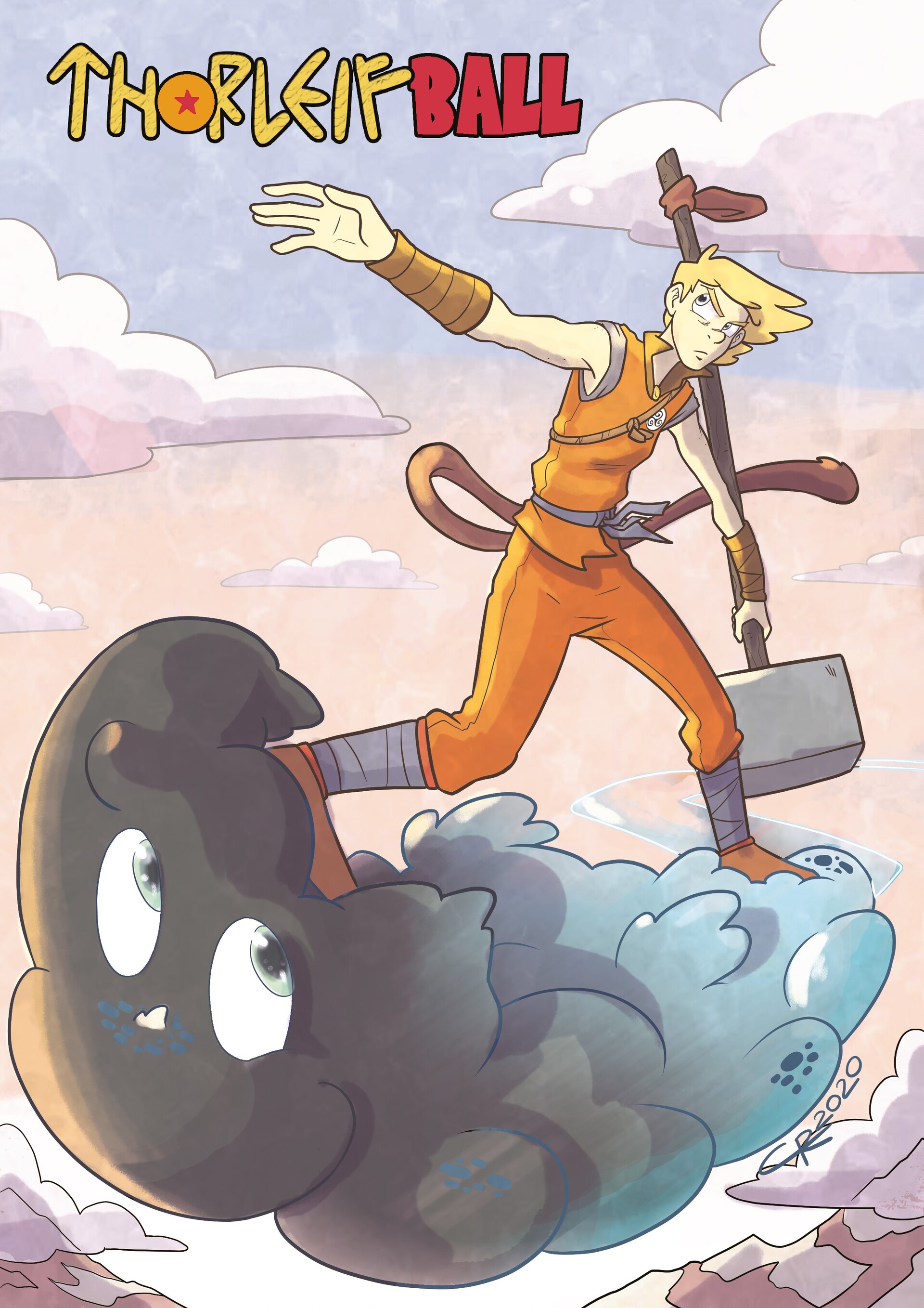 ArtStation - Thorleif crossover with DragonBall