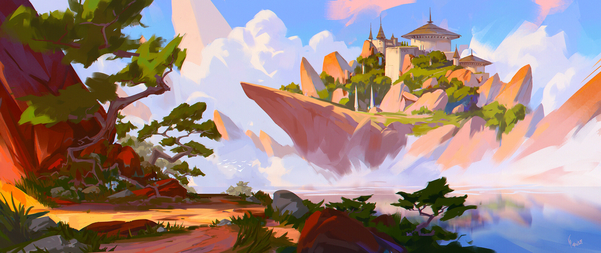 ArtStation - Castle island