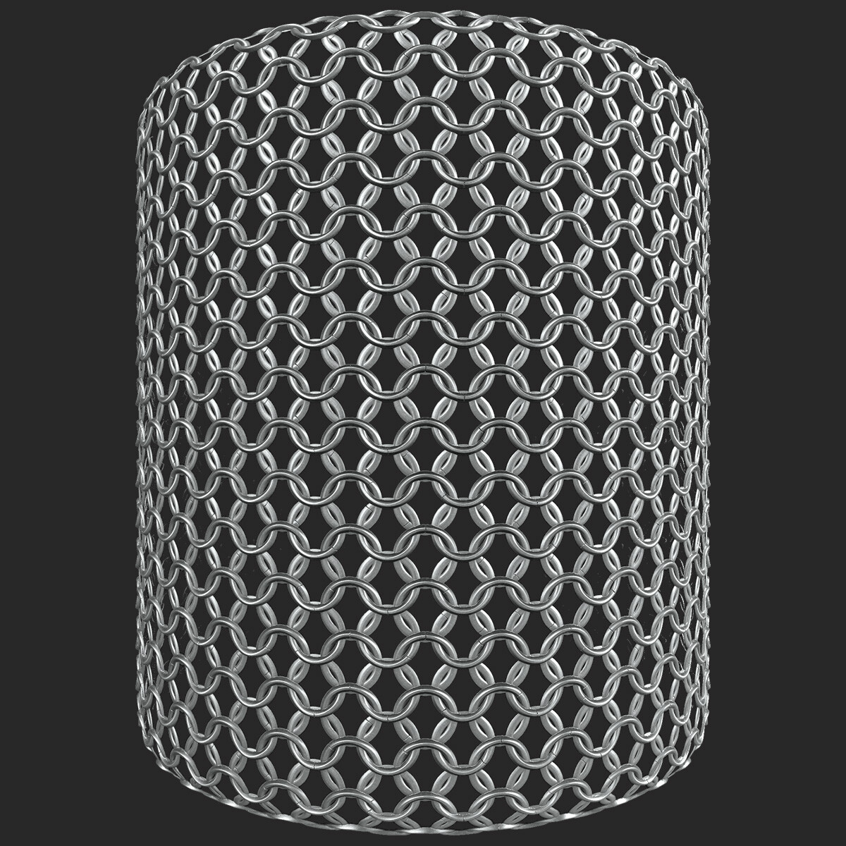 TextureCan - Thick Round Iron Chainmail (FREE PBR Texture)