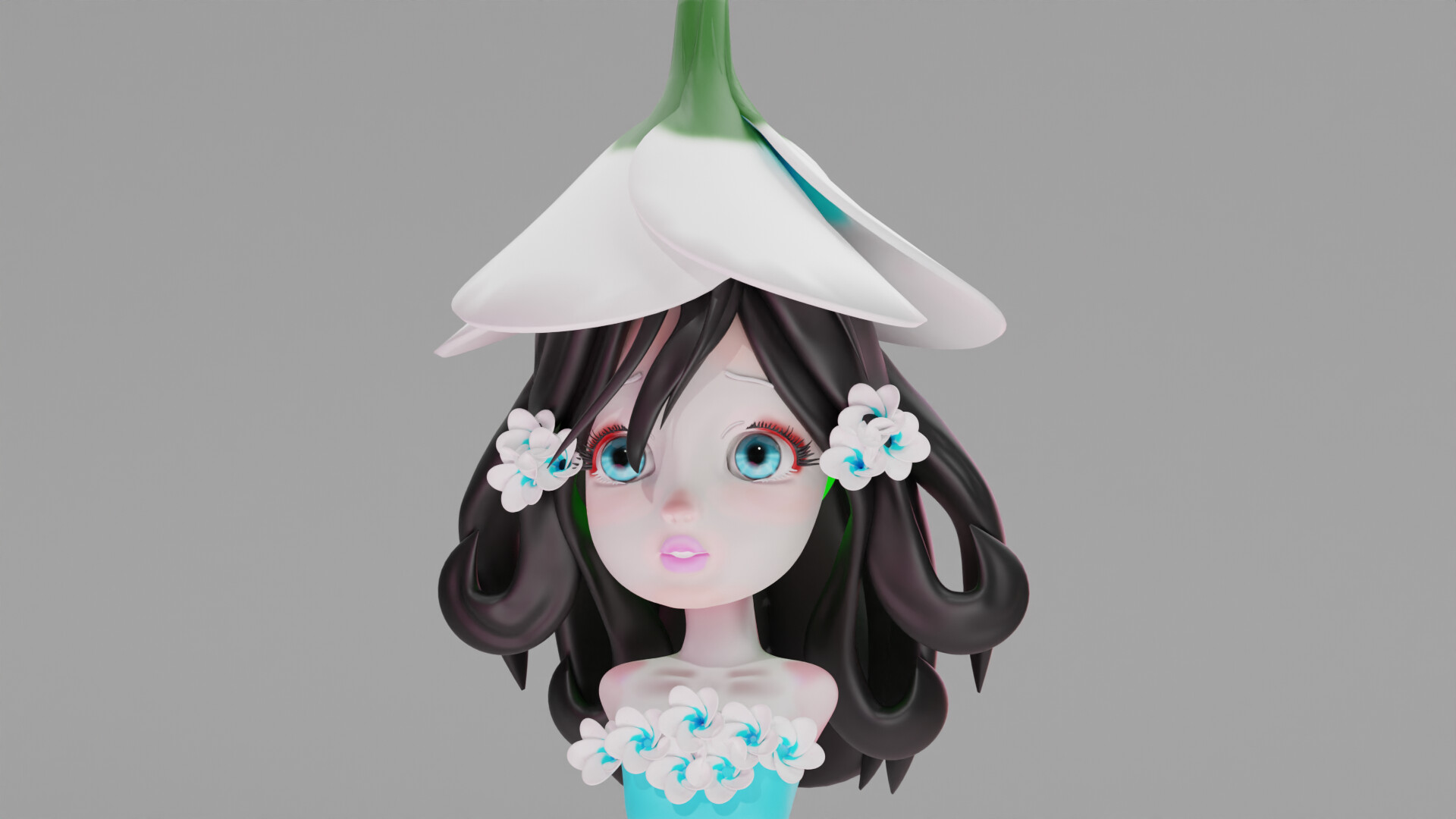 ArtStation - magic flower princess