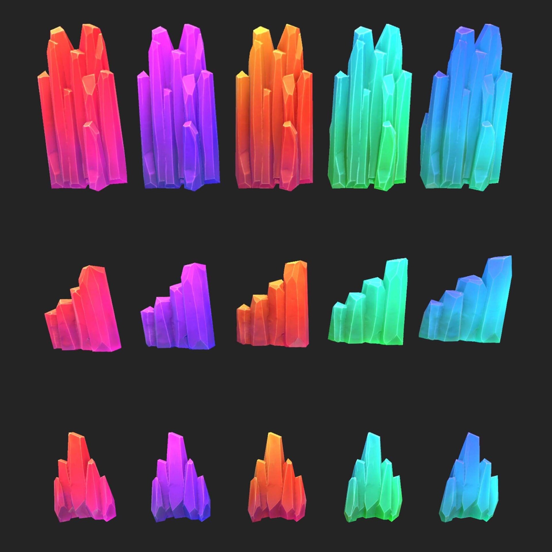 ArtStation - Stylized Crystals (PBR)