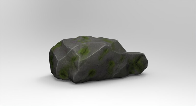 ArtStation - Mossy Rock