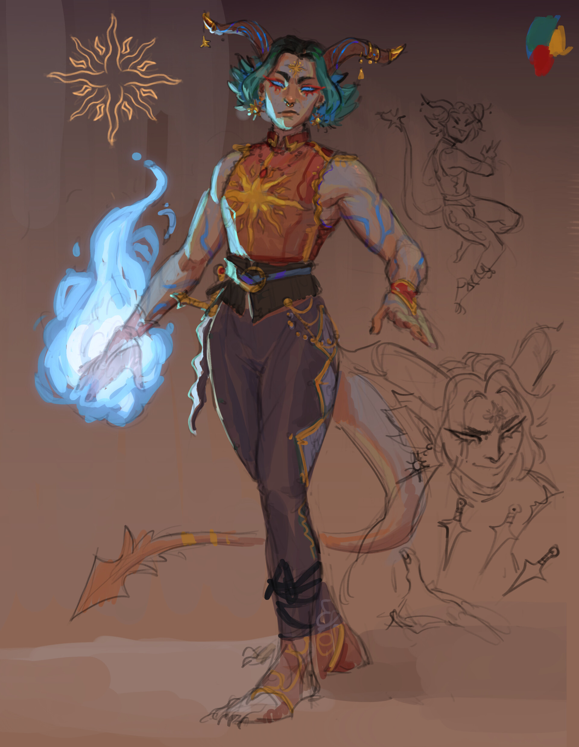 Mars Rey - Character Designs